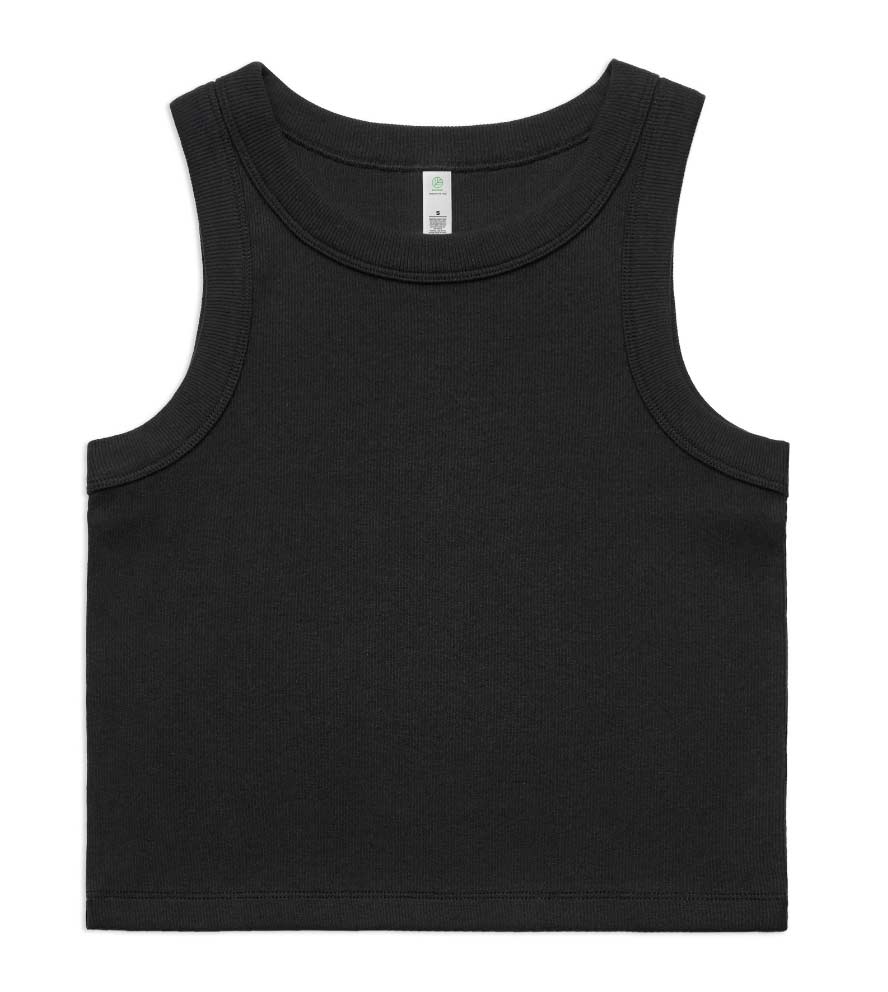 AS Colour® Organic Rib Crop Tank | The Neon South